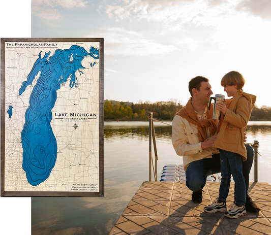 MapCuts - Custom Laser cut maps | Golf Maps | lake maps | City Maps